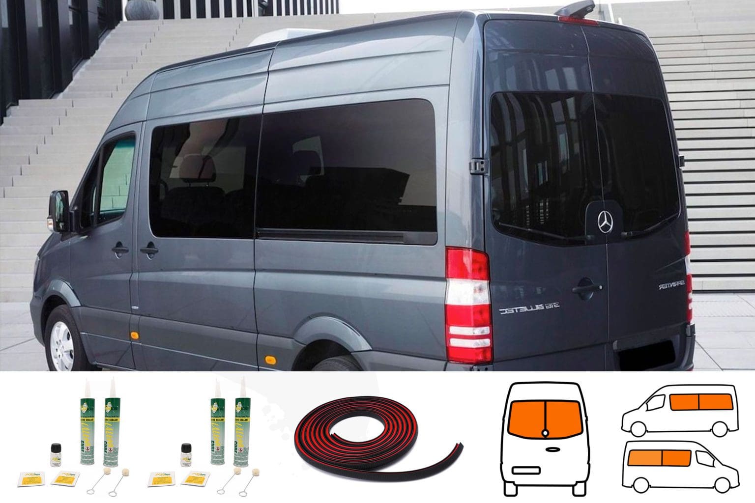 Mercedes Sprinter Windows - Low UK Prices - VanPimps